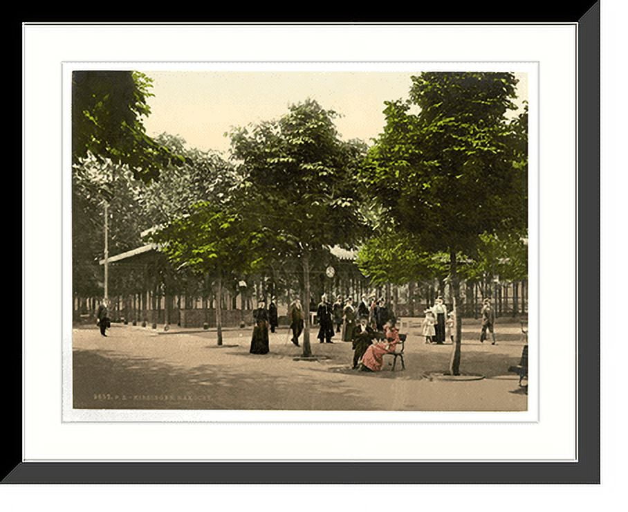 Historic Framed Print, Rakoczy Bad Kissengen (i.e. Bad Kissingen ...