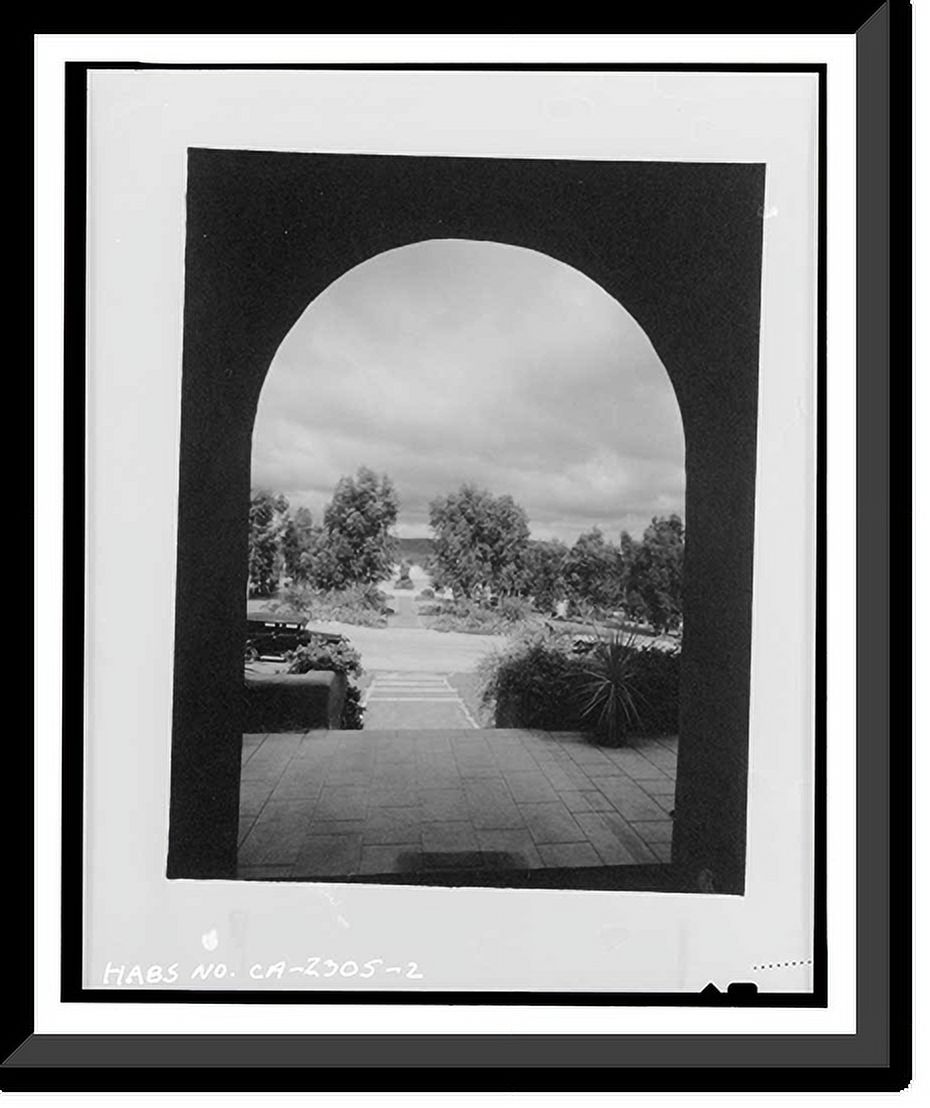 Historic Framed Print, Rancho Santa Fe Civic Center, Rancho Santa Fe ...