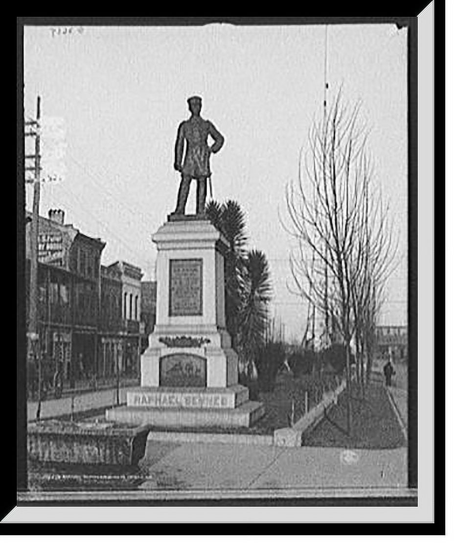 Historic Framed Print, Raphael Semmes monument, Mobile, Ala., 17-7/8" x ...