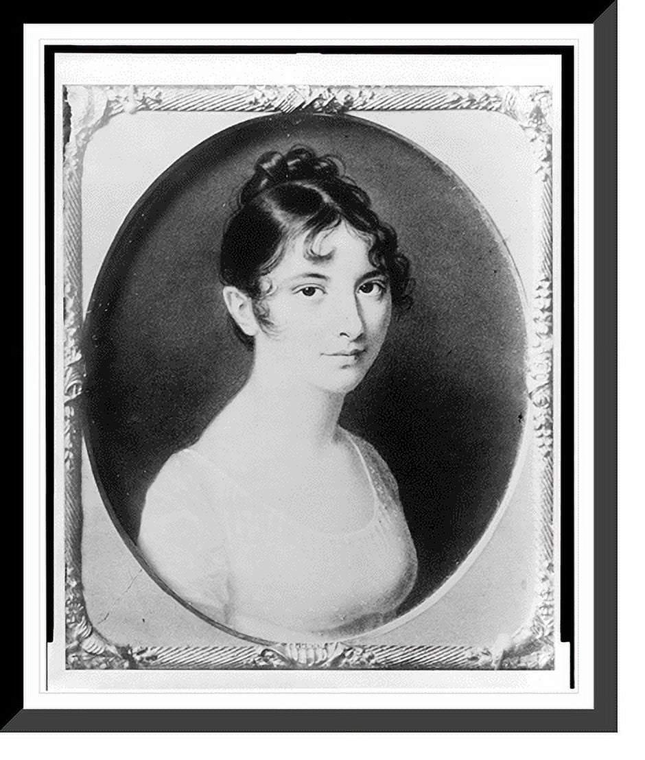 Historic Framed Print, [Rebecca Gratz, head-and-shoulders portrait ...