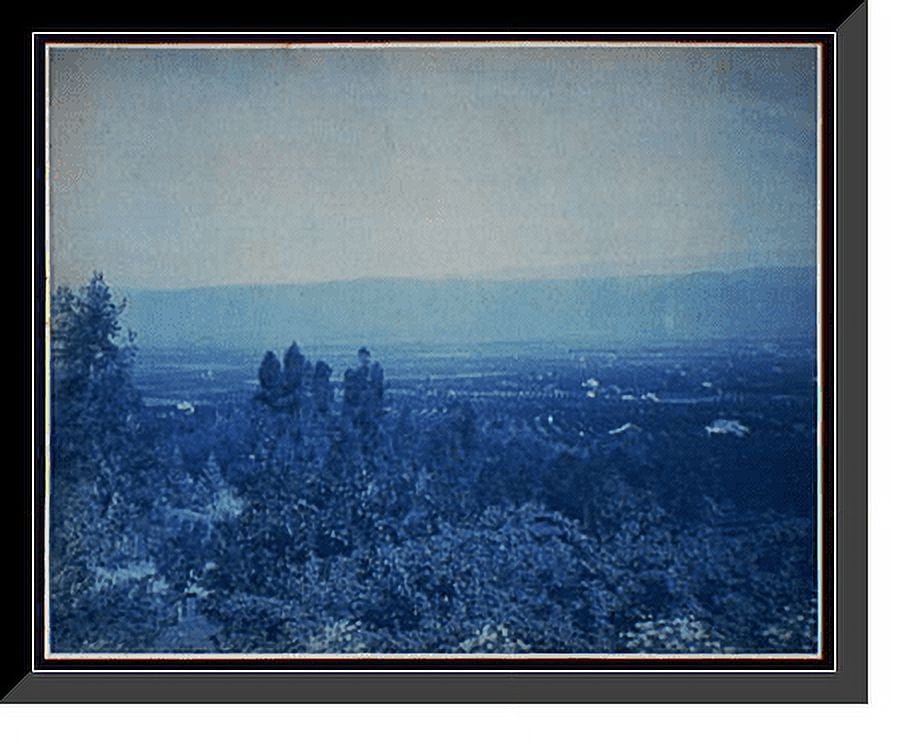 Historic Framed Print, Redlands, view from Smiley's Heights, 17-7/8" x ...