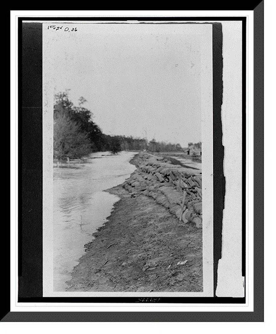 Historic Framed Print, Reelfoot Basin. Levee mile 7/3[...] topping, 17 ...