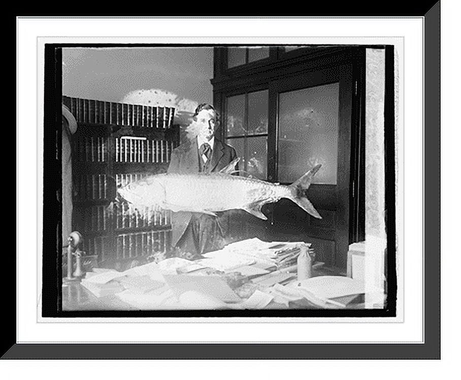 Historic Framed Print, Rep. Tom Connally & fish, [4/9/26], 17-7/8" x 21 ...