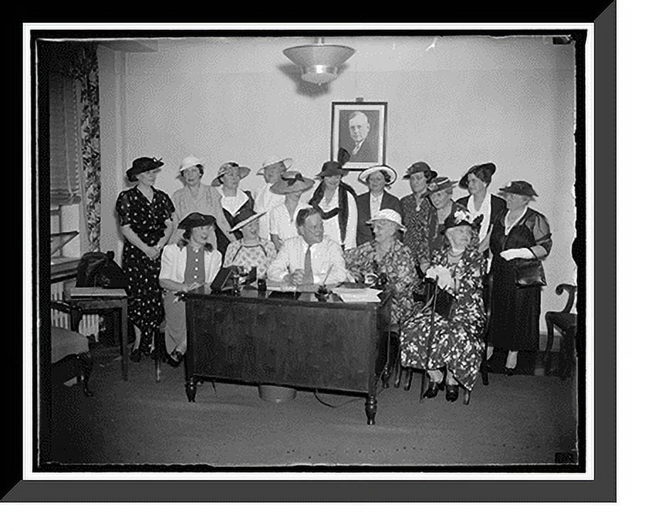Historic Framed Print, Republican women leaders discuss 1938 election ...