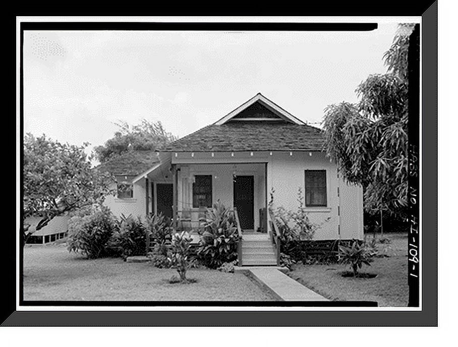 Historic Framed Print, Residence, Building No. 119, School Street ...