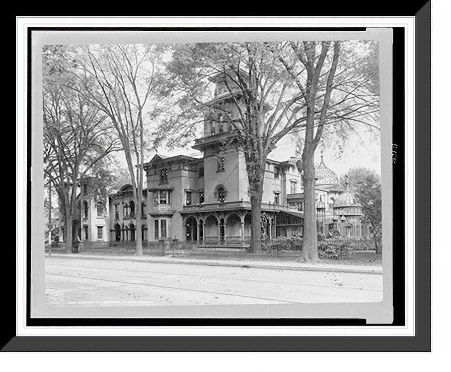 Historic Framed Print, Residence of Mrs. Samuel Colt, Hartford, Conn ...