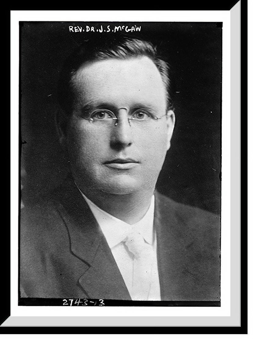 Historic Framed Print, Rev. Dr. J.S. McGraw, 17-7/8" x 21-7/8 ...