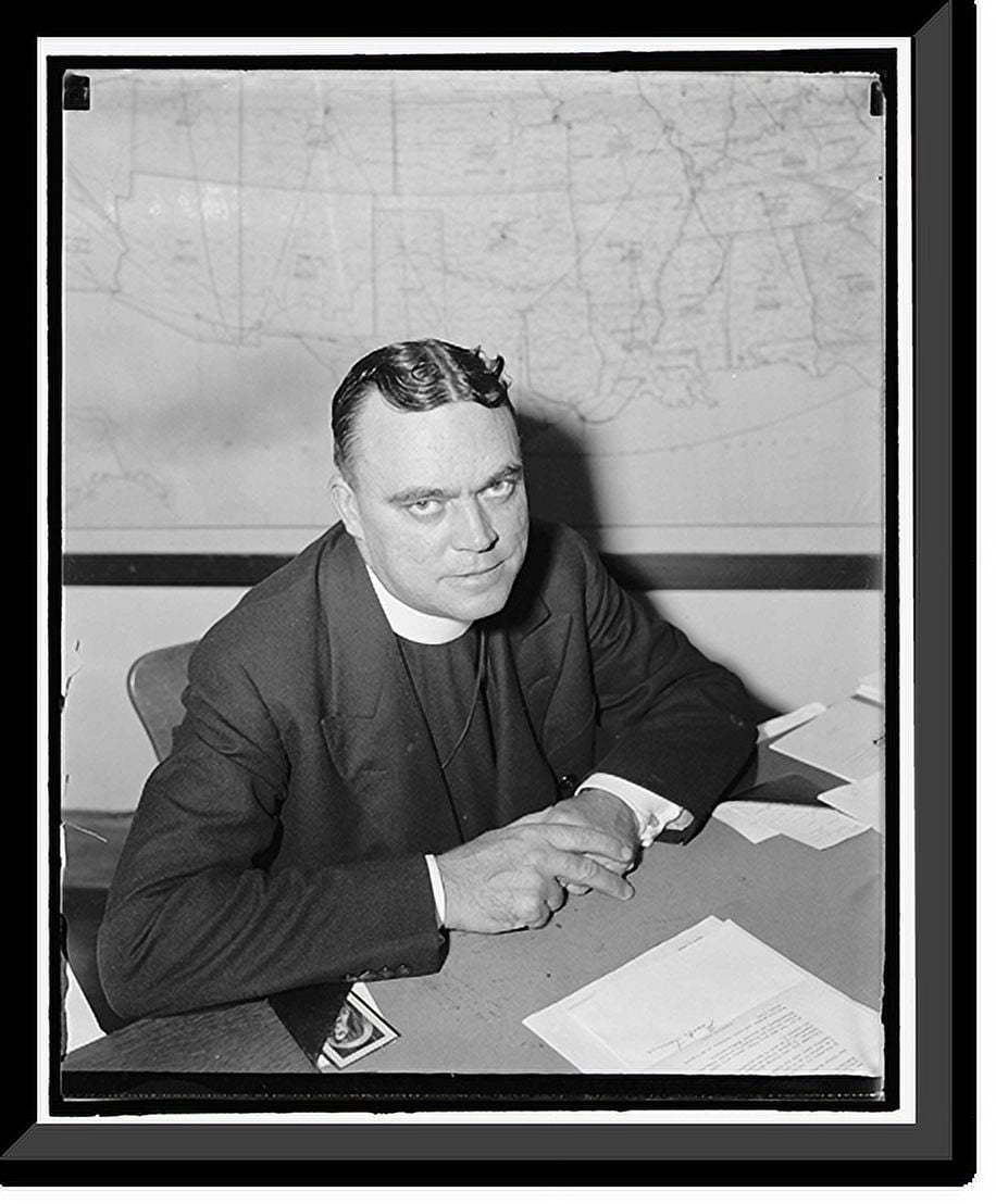 Historic Framed Print, Rev. Dr. Maurices Sheehy, Head of Dept ...