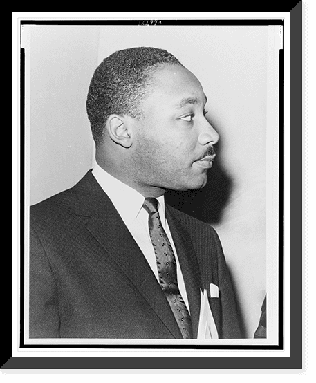 Historic Framed Print, [Rev. Martin Luther King, head-and-shoulders ...