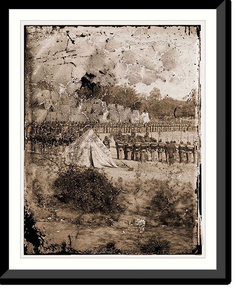 Historic Framed Print, Review of Col. William Dwights Excelsior Brigade ...