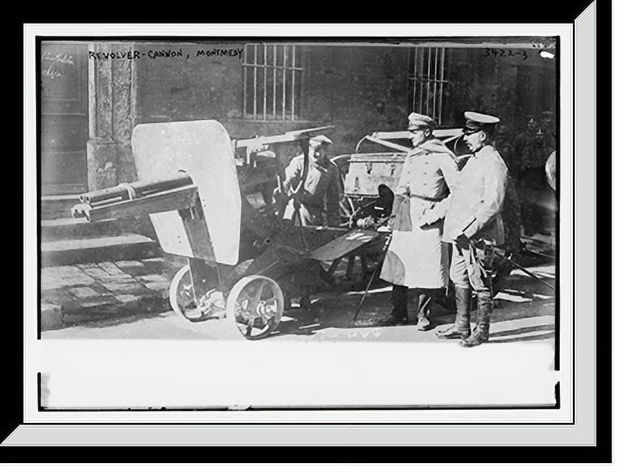 Historic Framed Print, Revolver - Cannon, Montmedy, 17-7/8" x 21-7/8 ...