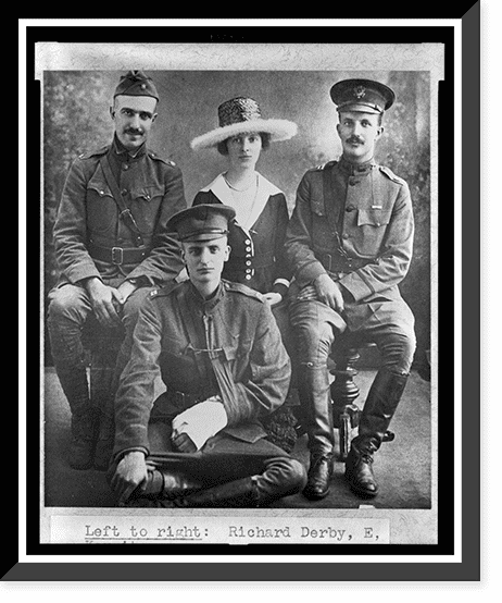 Historic Framed Print, [Richard Derby, Archie Roosevelt in front ...
