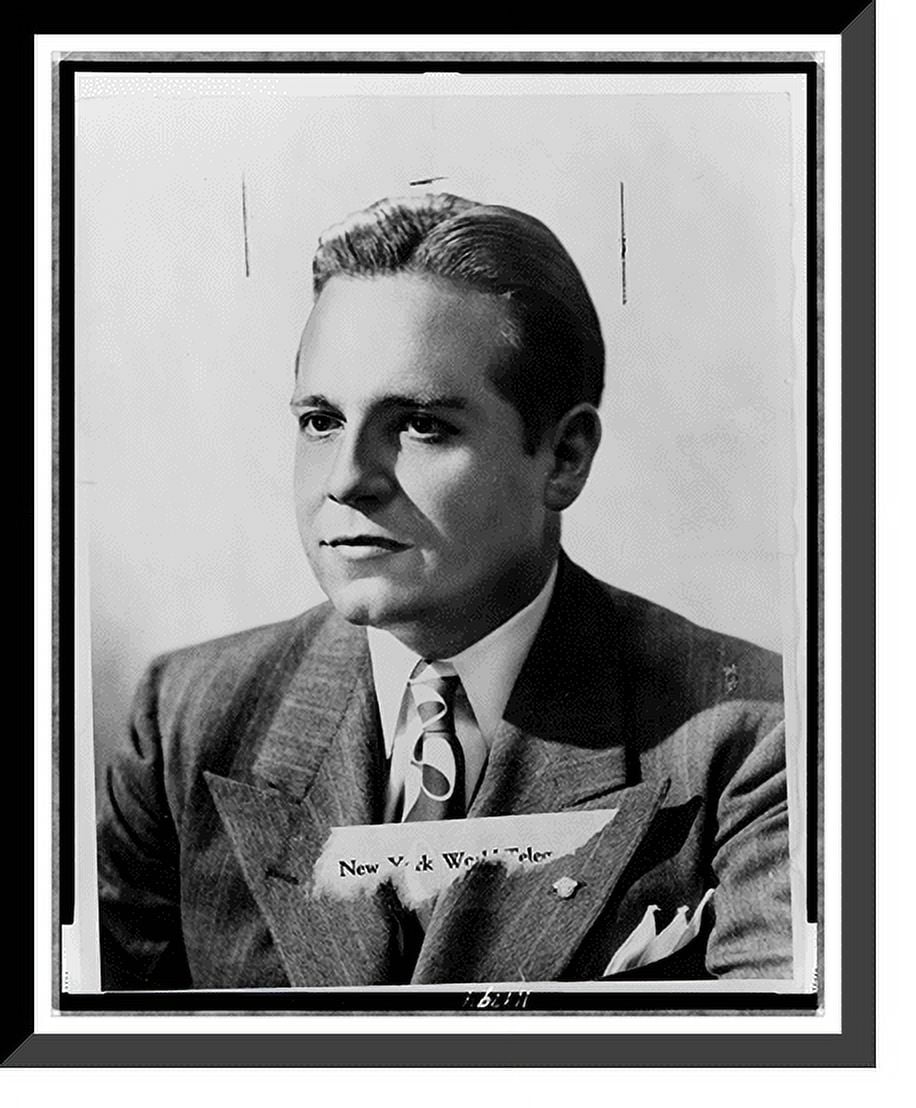 Historic Framed Print, [Richard Purvis, head-and-shoulders portrait ...