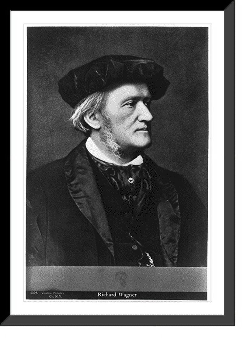 Historic Framed Print, [Richard Wagner, 1813-1883, head-and-shoulders ...
