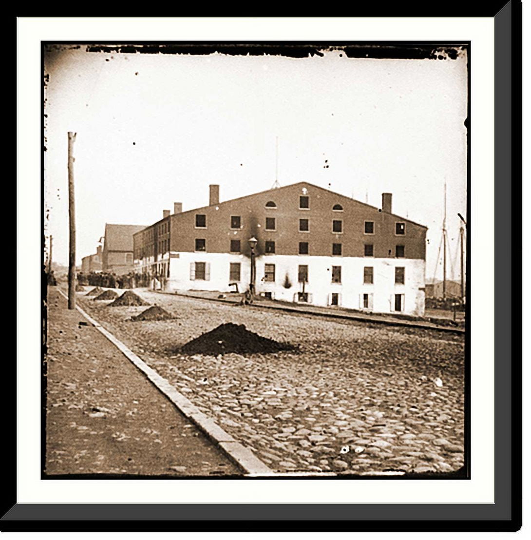 Historic Framed Print, Richmond Va. Side view of Libby Prison, 17-7/8 ...