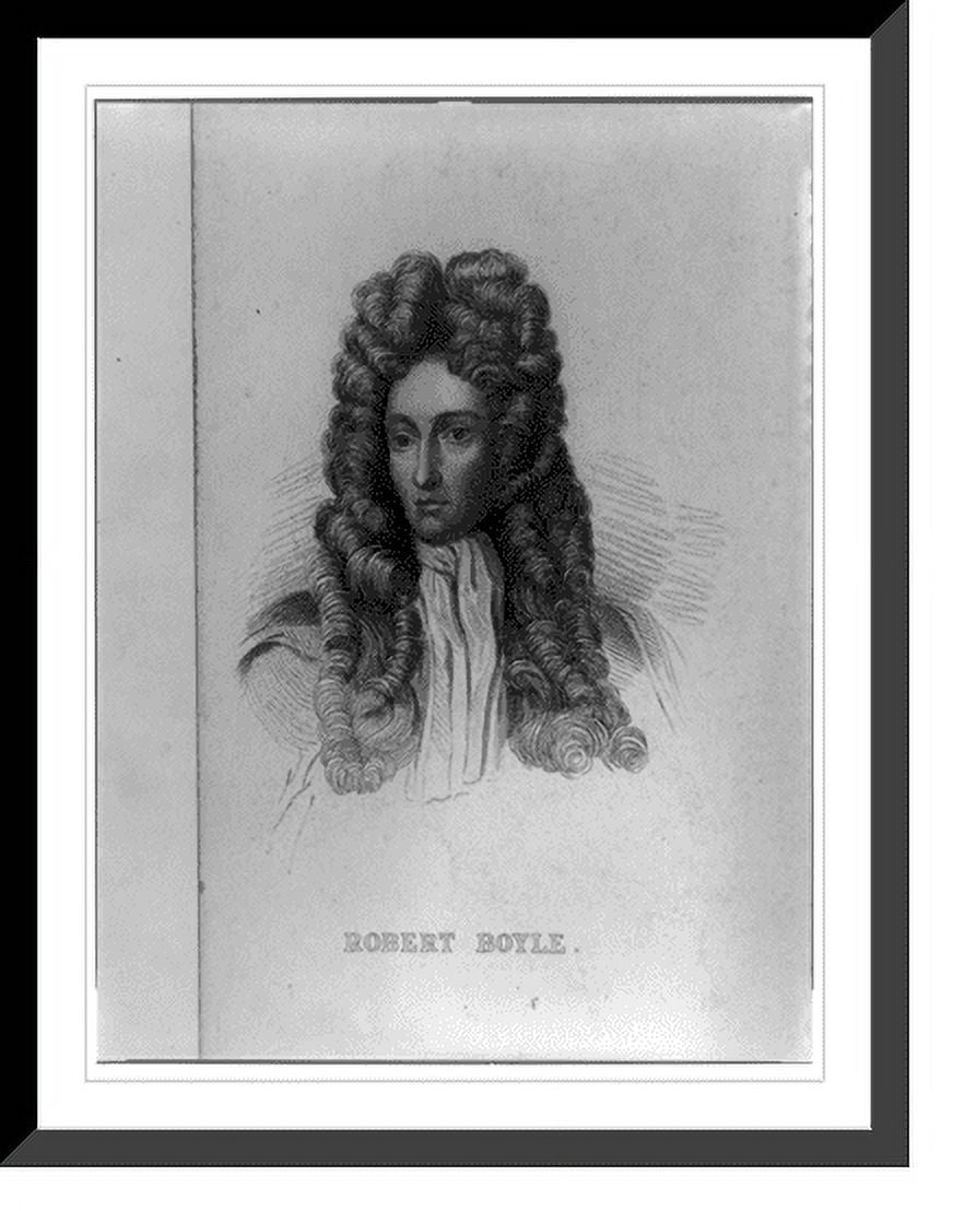 Historic Framed Print, [Robert Boyle, head-and-shoulders portrait ...