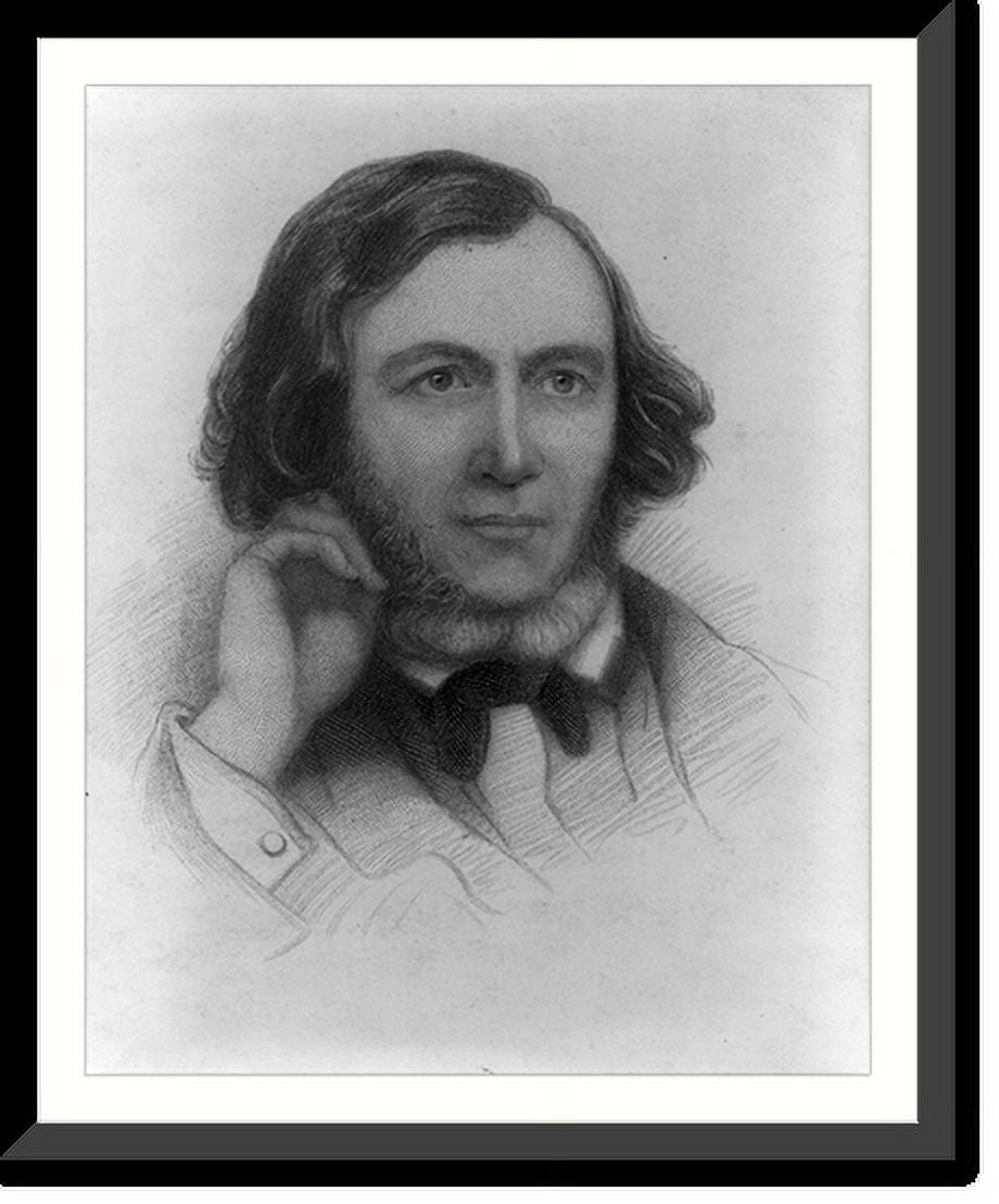 Historic Framed Print, [Robert Browning, 1812-1889, bust portrait], 17-7/8" x 21-7/8" - Walmart.com