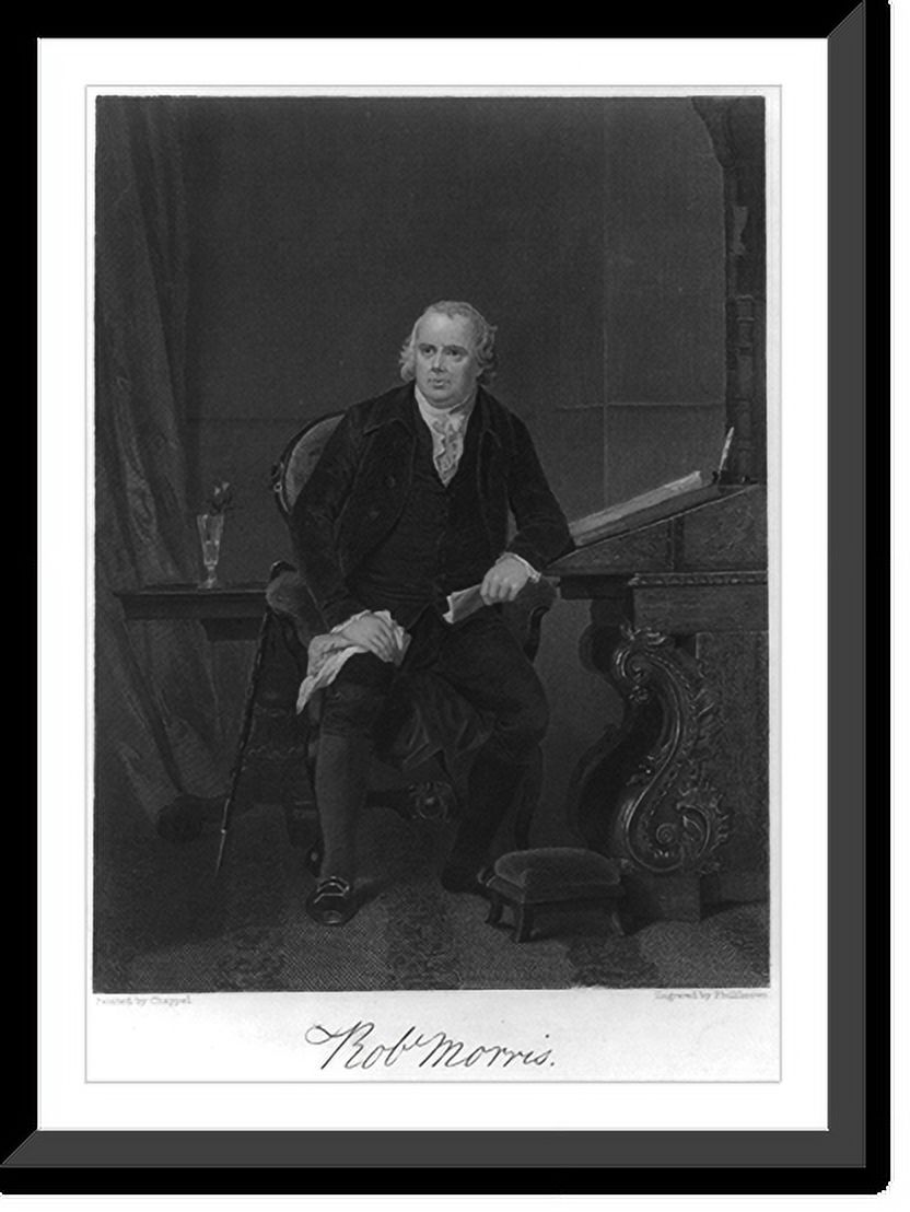 Historic Framed Print, [Robert Morris, 1734-1806, full-length portrait ...