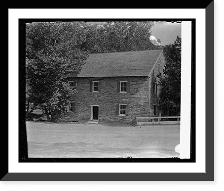 Historic Framed Print, Rock Creek park, Old Pierce Mill, 17-7/8" x 21-7 ...