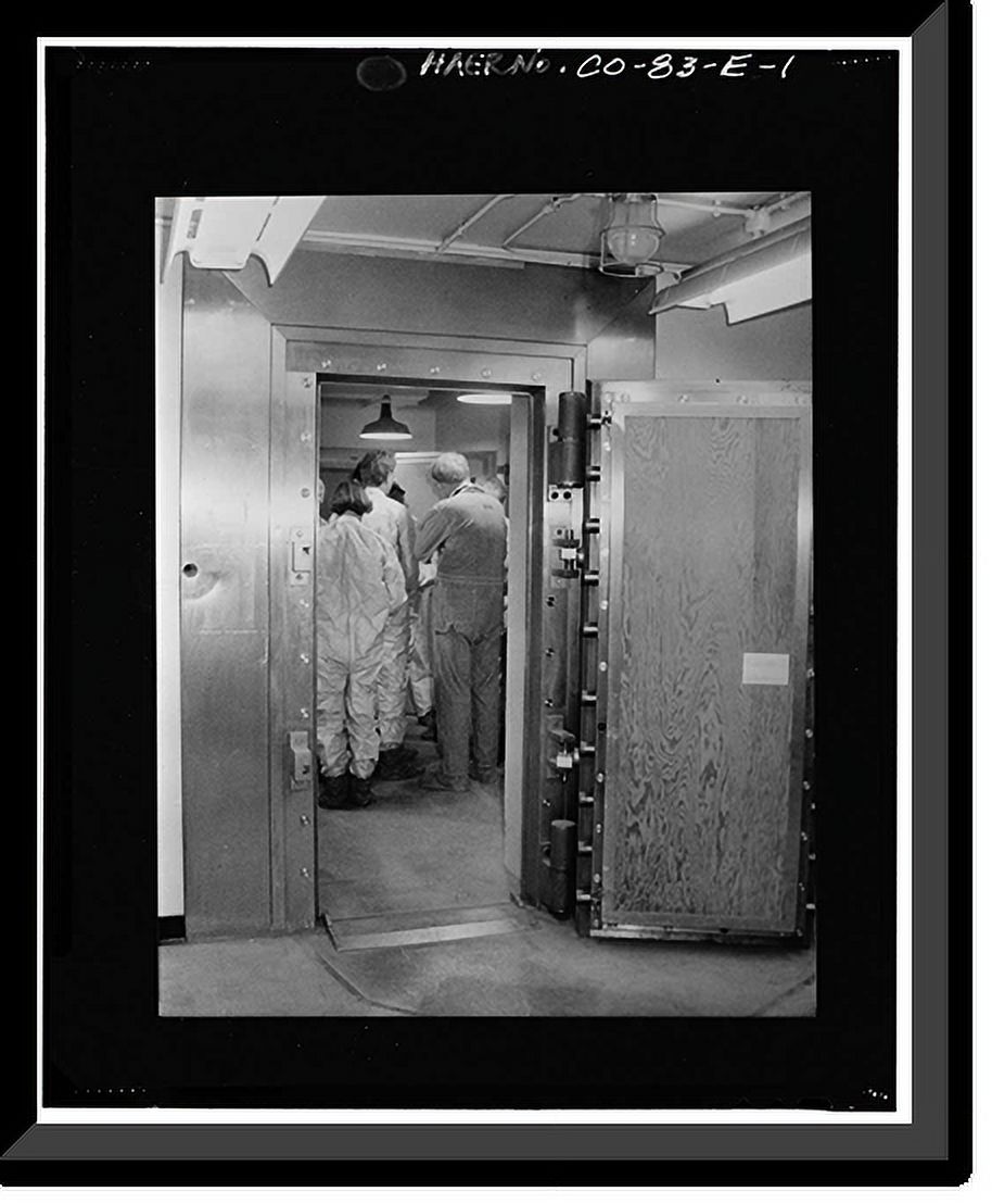 Historic Framed Print, Rocky Flats Plant, Storage Vault, Southeast ...