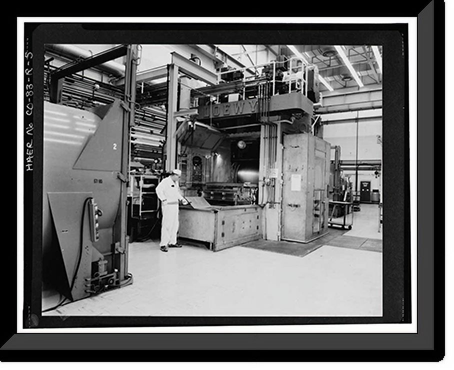 Historic Framed Print, Rocky Flats Plant, Uranium Rolling & Forming ...