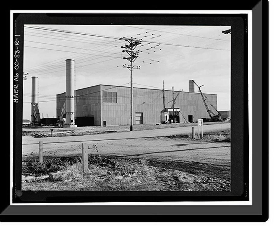 Historic Framed Print, Rocky Flats Plant, Uranium Rolling & Forming Operations, Southeast ...