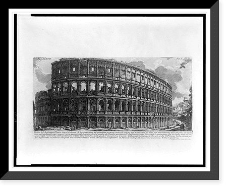 Historic Framed Print, [Roman Colosseum], 17-7/8" x 21-7/8" - Walmart.com
