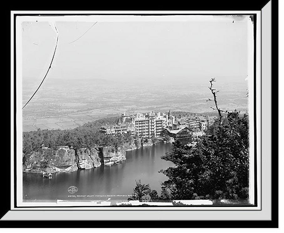 Historic Framed Print, Rondout Valley and Lake Mohonk from Skytop [i.e ...