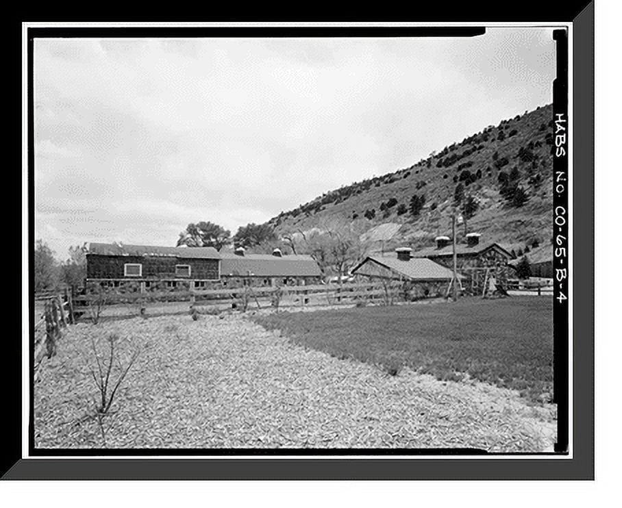Historic Framed Print, Rooney Ranch, Barn, Rooney Road & West Alamdea ...