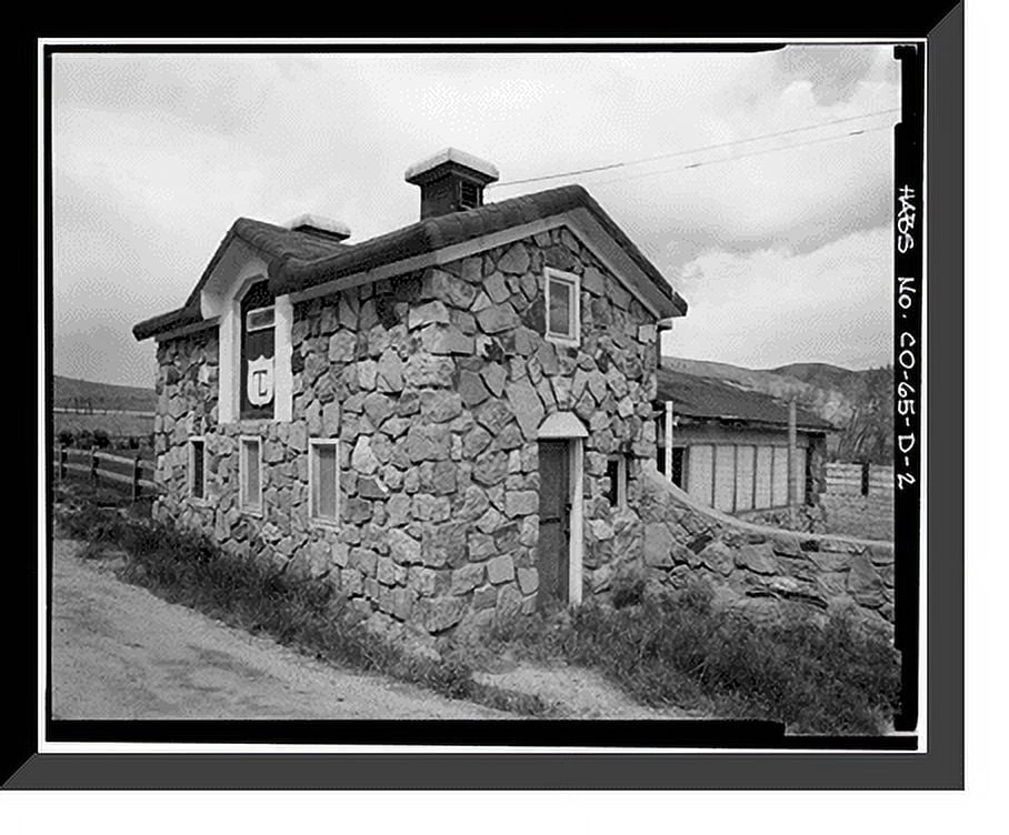 Historic Framed Print, Rooney Ranch, Granary, Rooney Road & West ...