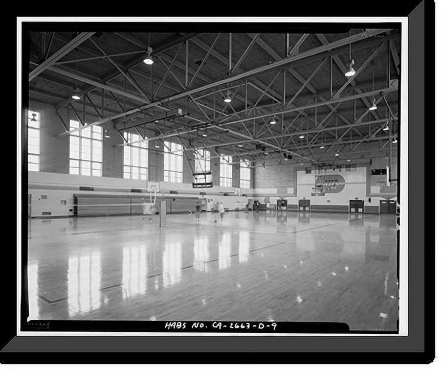Historic Framed Print, Roosevelt Base, Auditorium-Gymnasium, West ...