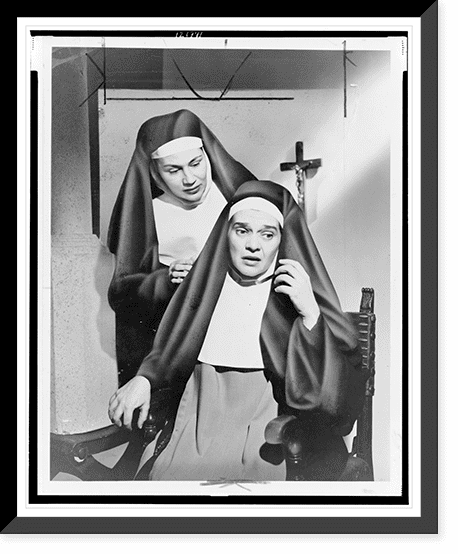 Historic Framed Print, [Rosemary Kuhlman and Patricia Neway portraying ...