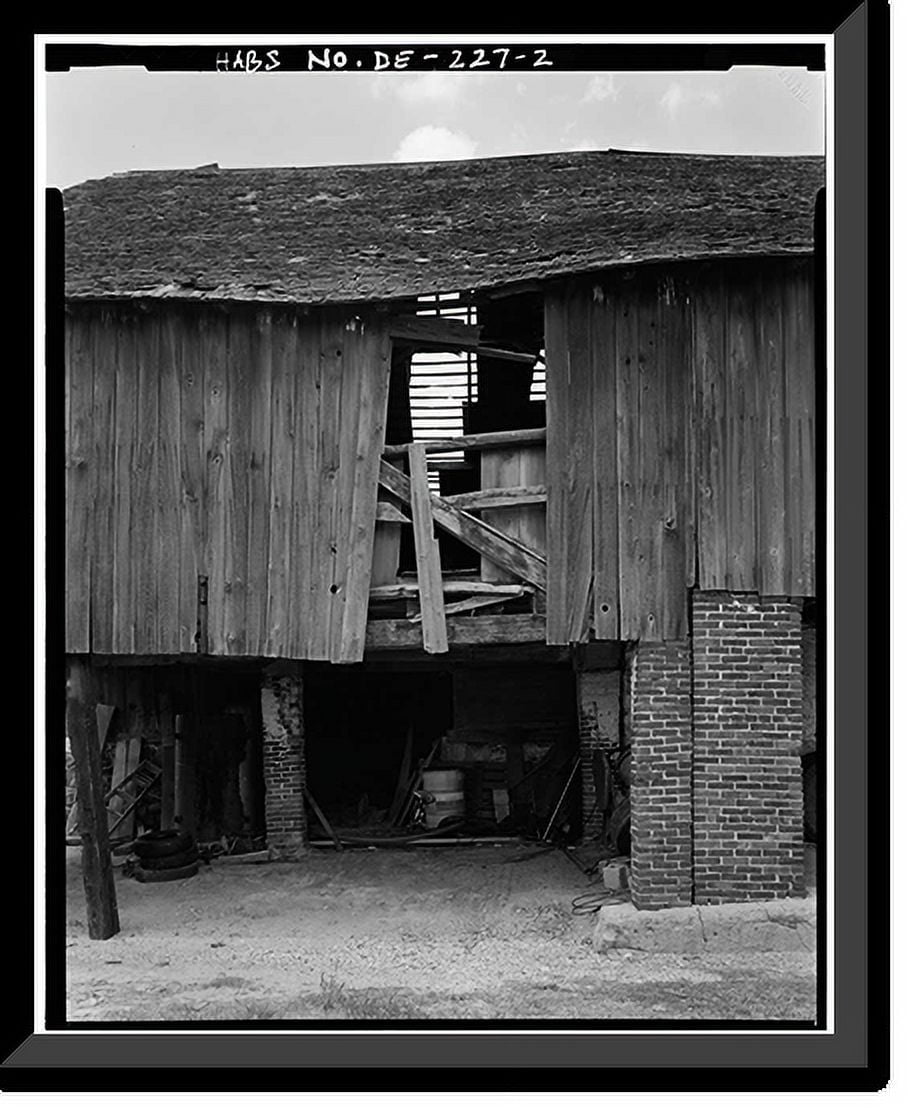 Historic Framed Print, Rothwell Farm, Barn, Route 458 near Route 42 ...