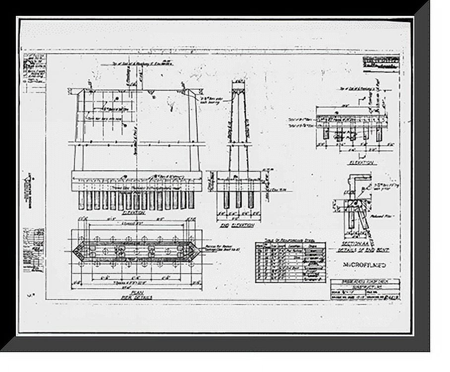 Historic Framed Print, Rowdy Creek Bridge, Spanning Rowdy Creek at Fred ...
