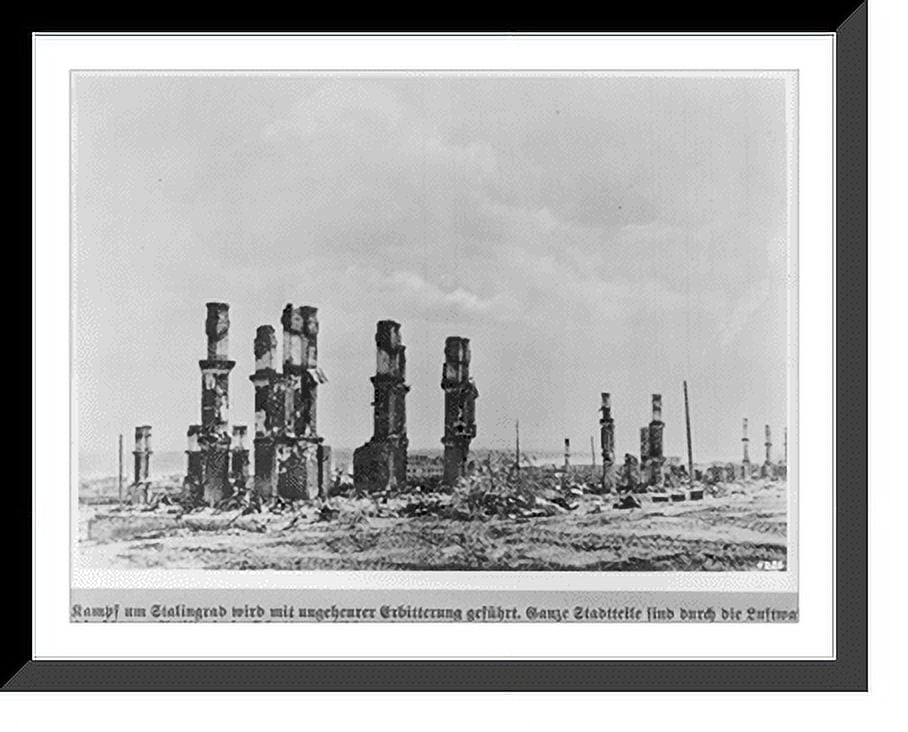 Historic Framed Print, [Ruins of Stalingrad, Russia, Sept. 1942 ...