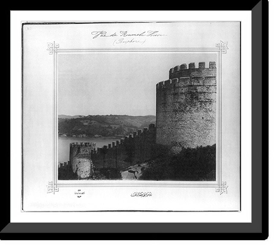 Historic Framed Print, [Rumeli Hisari (fortress)].Lieutenant Colonel of ...