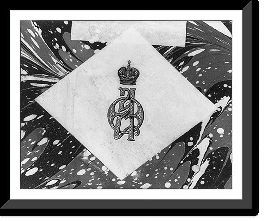Historic Framed Print, [Russian Imperial Crest, 1897-1902], 17-7/8" x ...