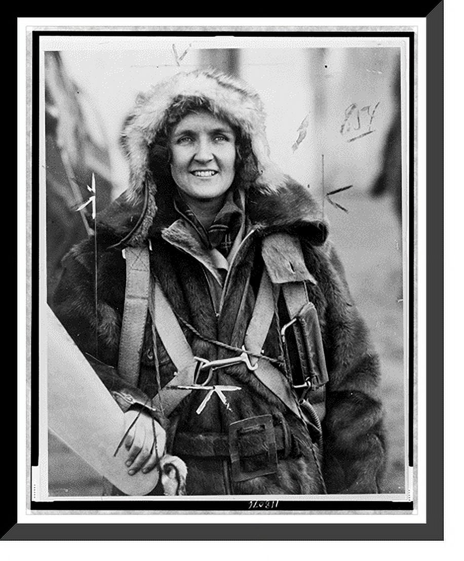 Historic Framed Print, [Ruth Nichols, half-length portrait, facing ...