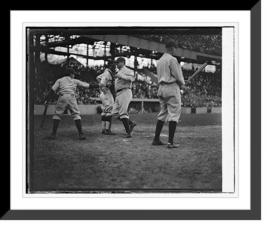 Historic Framed Print, Ruth scoring 1st home run, 4/21/24, 17-7/8" x 21 ...
