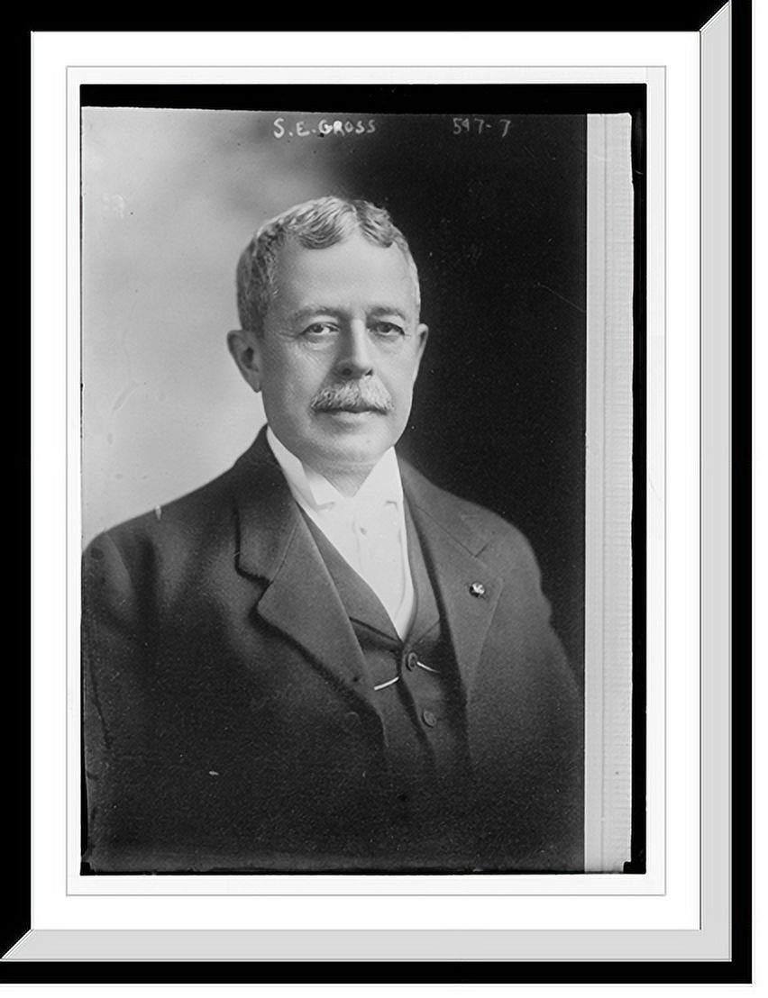 Historic Framed Print, S.E. Gross, portrait bust, 17-7/8" x 21-7/8 ...