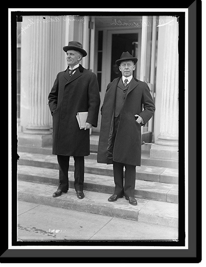 Historic Framed Print, SCHORNRICH, OTTO, RIGHT, WITH JUDGE A. R ...