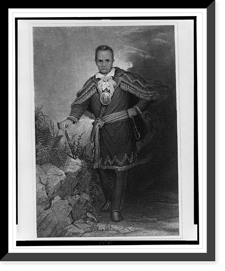 Historic Framed Print, Sa-go-ye-wat-ha [Seneca chief Red Jacket ...