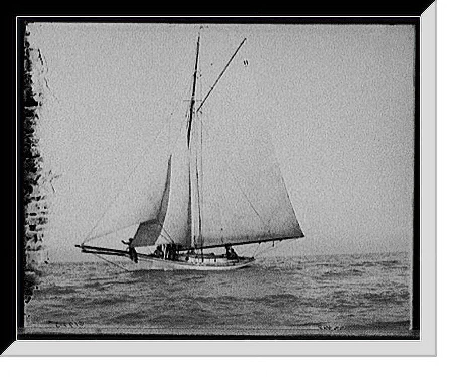 Historic Framed Print, [Sailing yacht Alice Enright], 17-7/8" x 21-7/8 ...