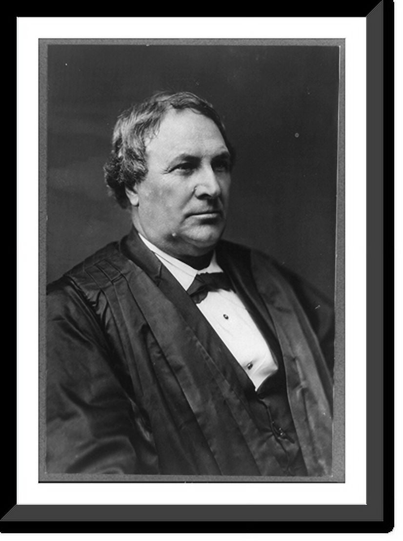 Historic Framed Print, [Samuel Freeman Miller, half-length portrait ...