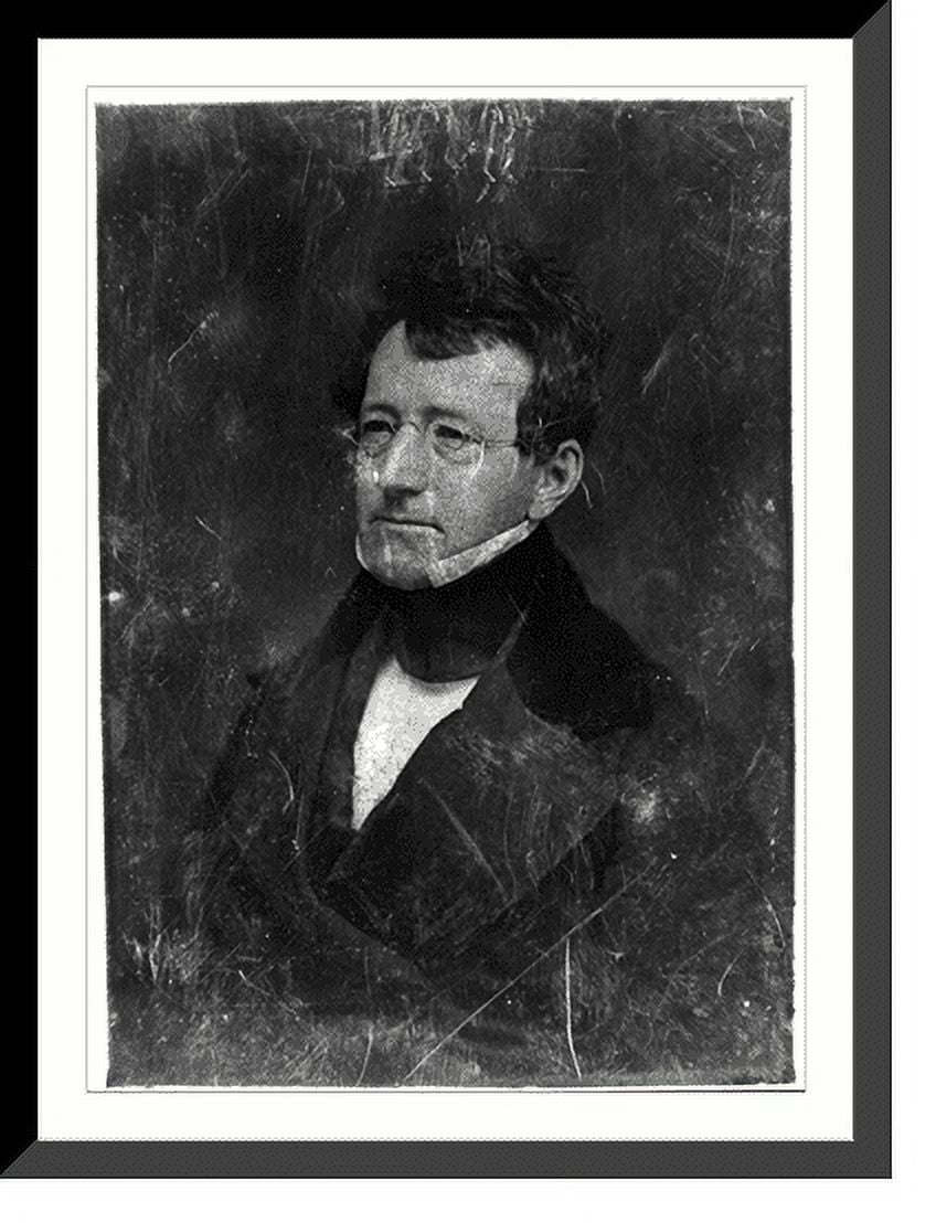 Historic Framed Print, [Samuel G. Goodrich, head-and-shoulders portrait ...
