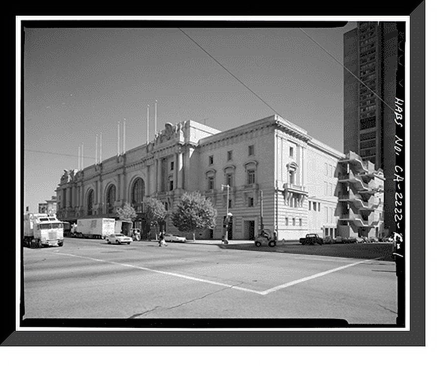 Historic Framed Print, San Francisco Civic Center, Civic Auditorium ...