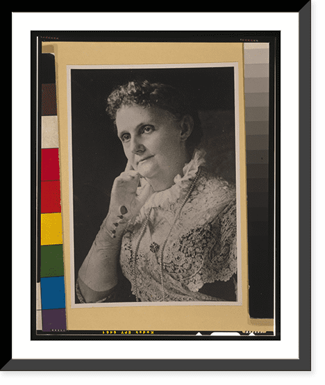 Historic Framed Print, [Sara Agnes Rice Pryor, head-and-shoulders ...
