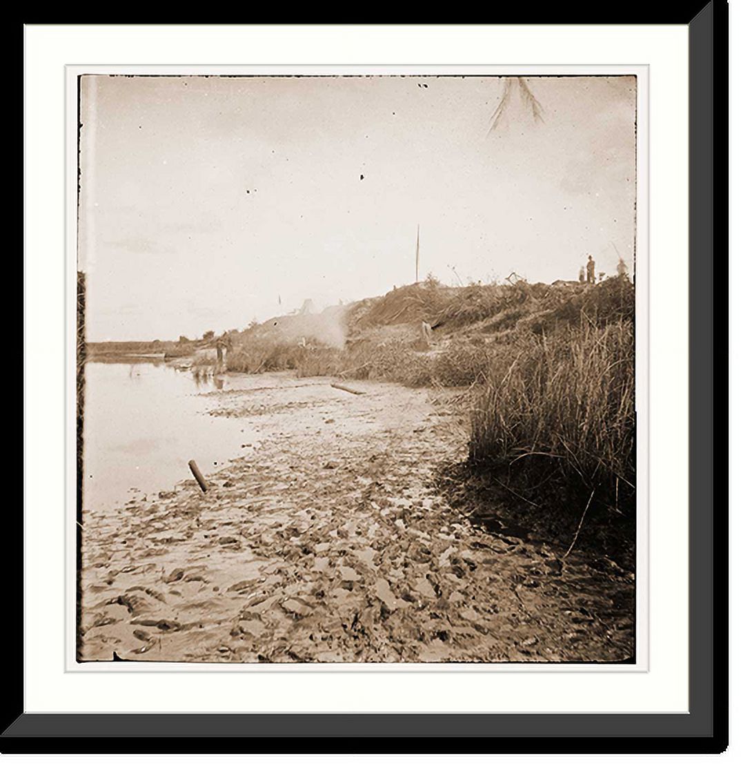 Historic Framed Print, Savannah Georgia (vicinity). In front of the ...