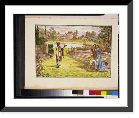 Historic Framed Print, [Scene from Shakespeare's As you like it ...