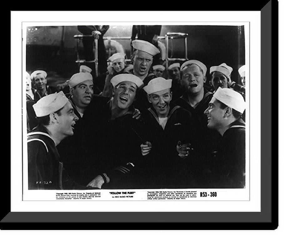 Historic Framed Print, [Scene from Follow the Fleet"; Gene Kelly ...